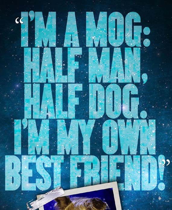 SPACEBALLS Barf I'm A Mog Quote Poster | Etsy
