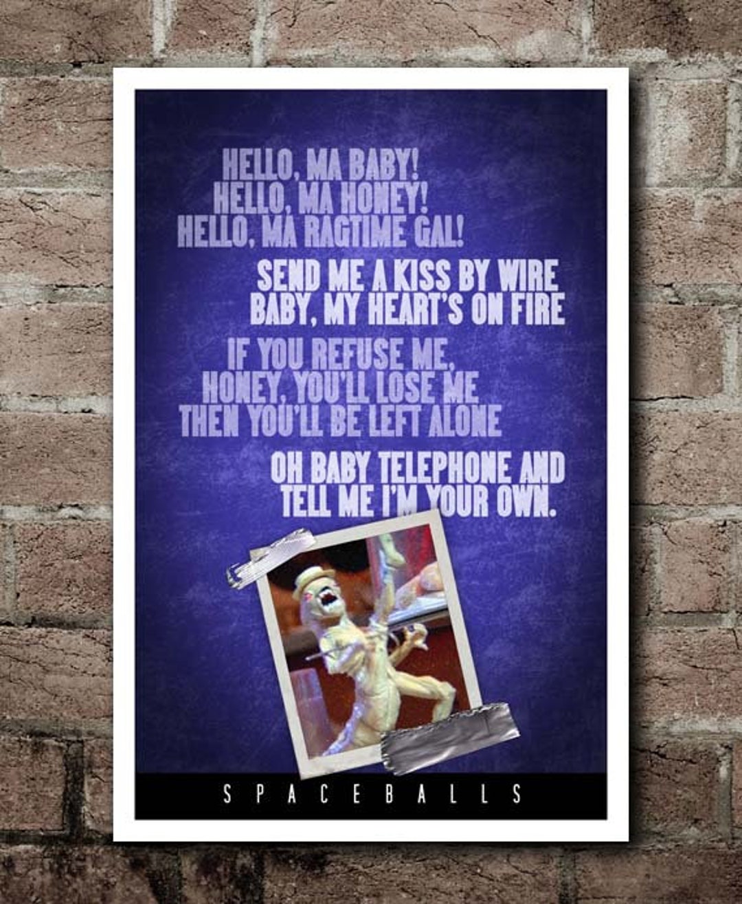 SPACEBALLS Alien Dance Song Poster (12"x18") - Etsy