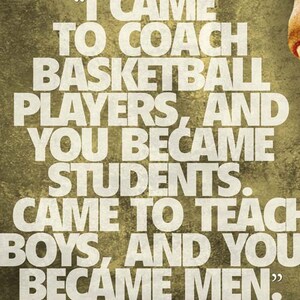 COACH CARTER Movie Quote Poster (18"x12") - Etsy