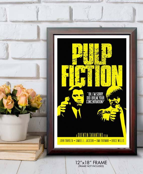 PULP FICTION Movie Quote Poster 12x18 | Etsy