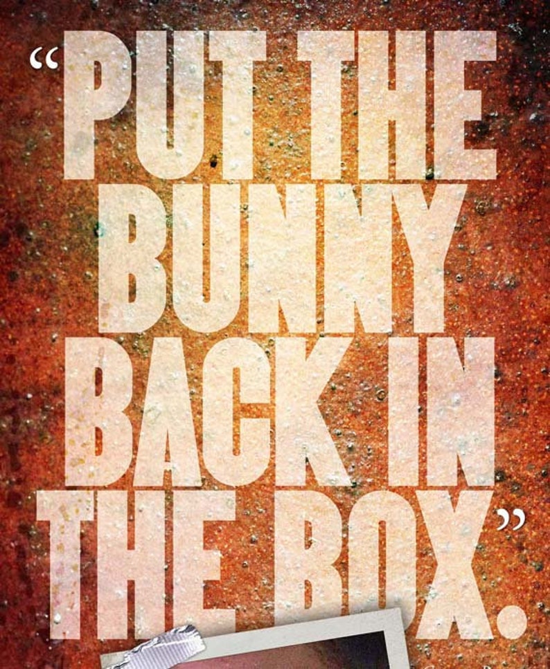 Con Air "bunny" Quote Poster (12"x18") - Etsy