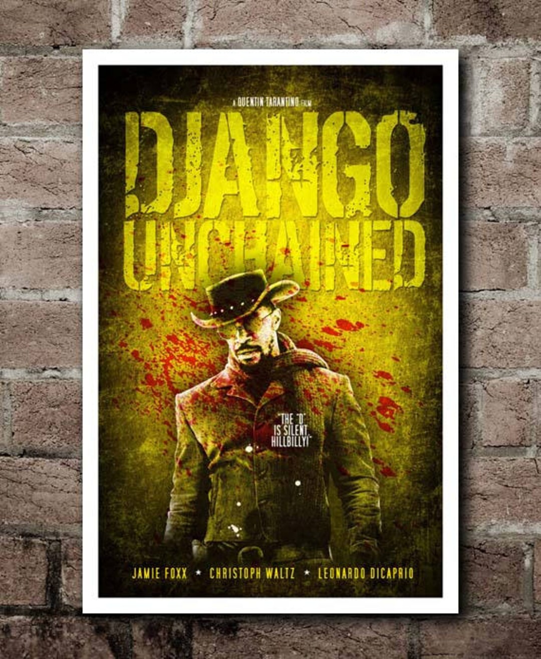 DJANGO UNCHAINED Movie Quote Poster (12"x18") - Etsy
