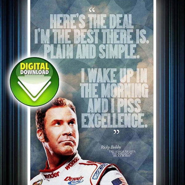 Ricky Bobby - Etsy
