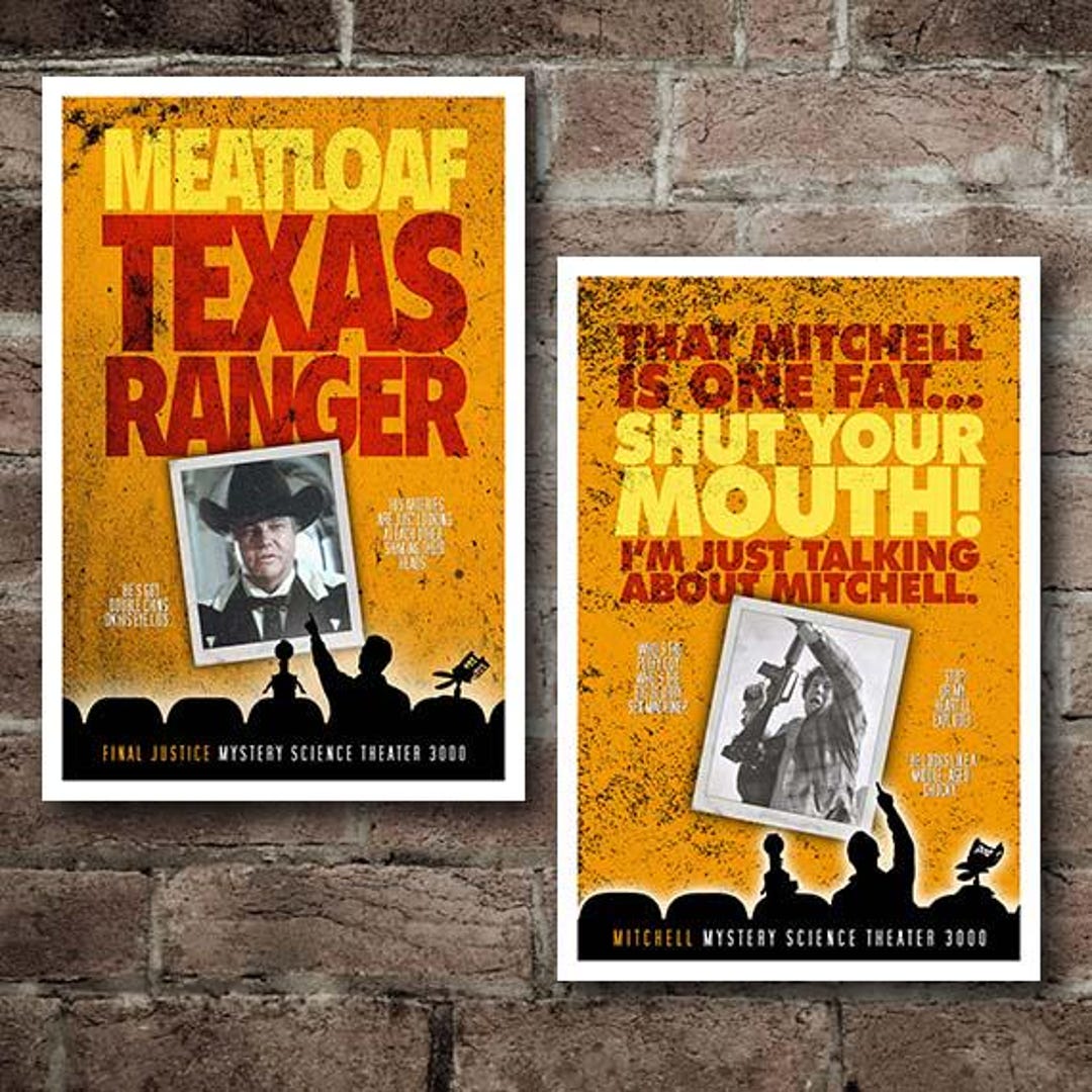 MST3K Joe Don Baker "mitchell/final Justice" Combo Pack Posters (12"x18") - Etsy