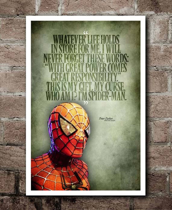 Spiderman Quotes Inspirational