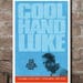 COOL HAND LUKE Movie Quote Poster 12x18 - Etsy