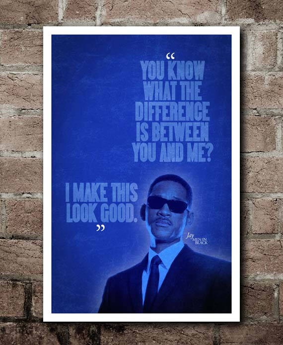 MEN in BLACK Jay i Make This Look Good Quote | Etsy