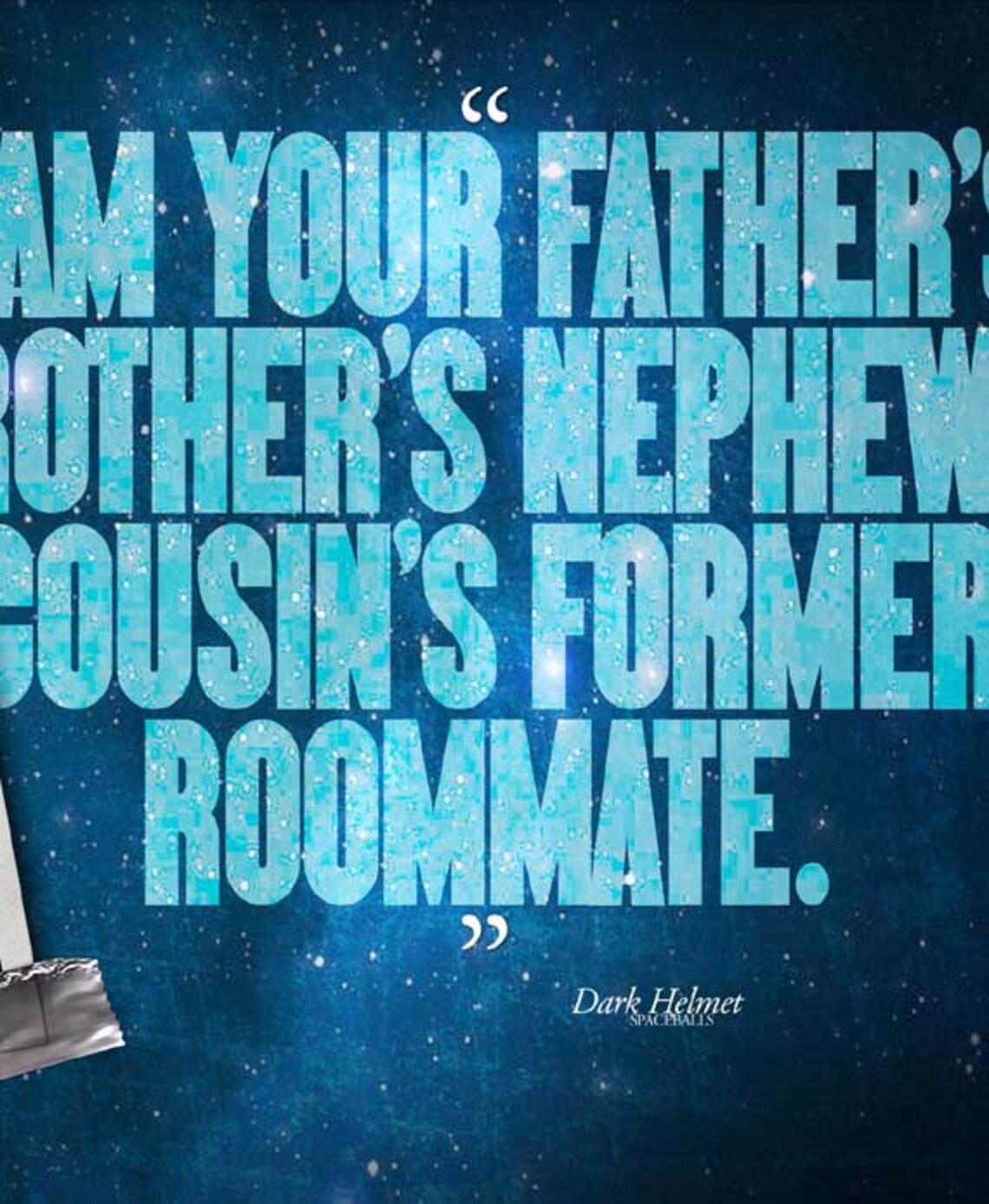 SPACEBALLS Dark Helmet roommate Quote Poster - Etsy