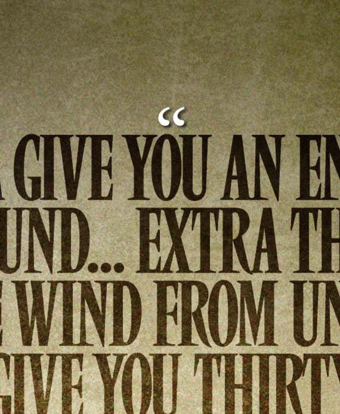 Days of Thunder Harry Hogge "car Speech" Poster (12"x18") - Etsy