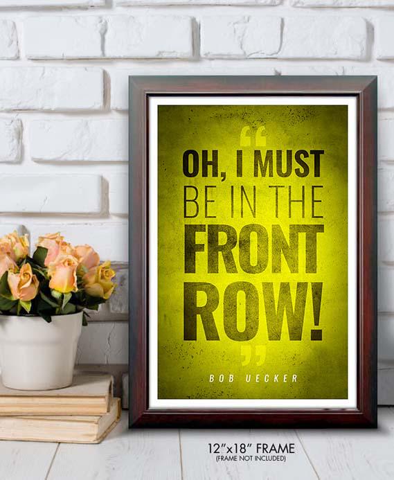 Bob Uecker Front Row Sports Quote Poster 12 X18 Etsy