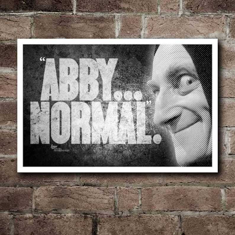 YOUNG FRANKENSTEIN IGOR abby... Normal Quote - Etsy