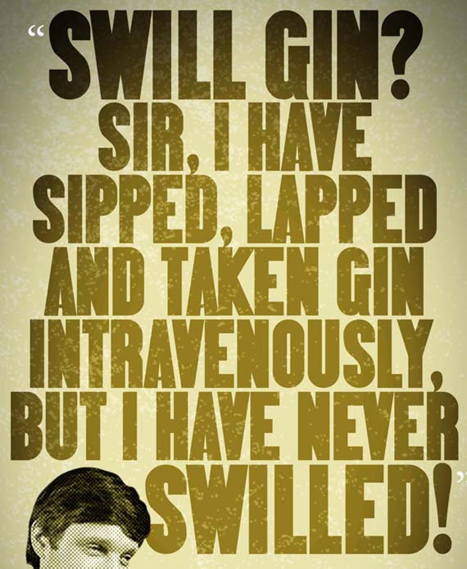 MASH Hawkeye swill Gin Quote Poster - Etsy