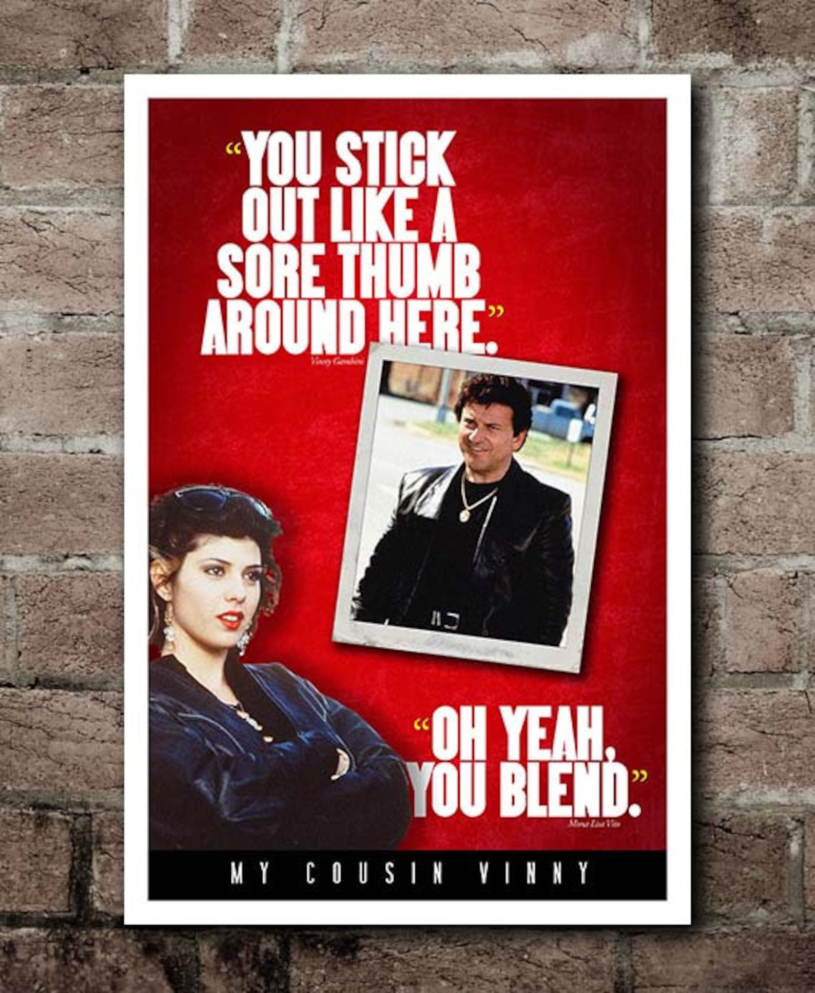 My Cousin Vinny oh Yeah You Blend Quote Poster - Etsy