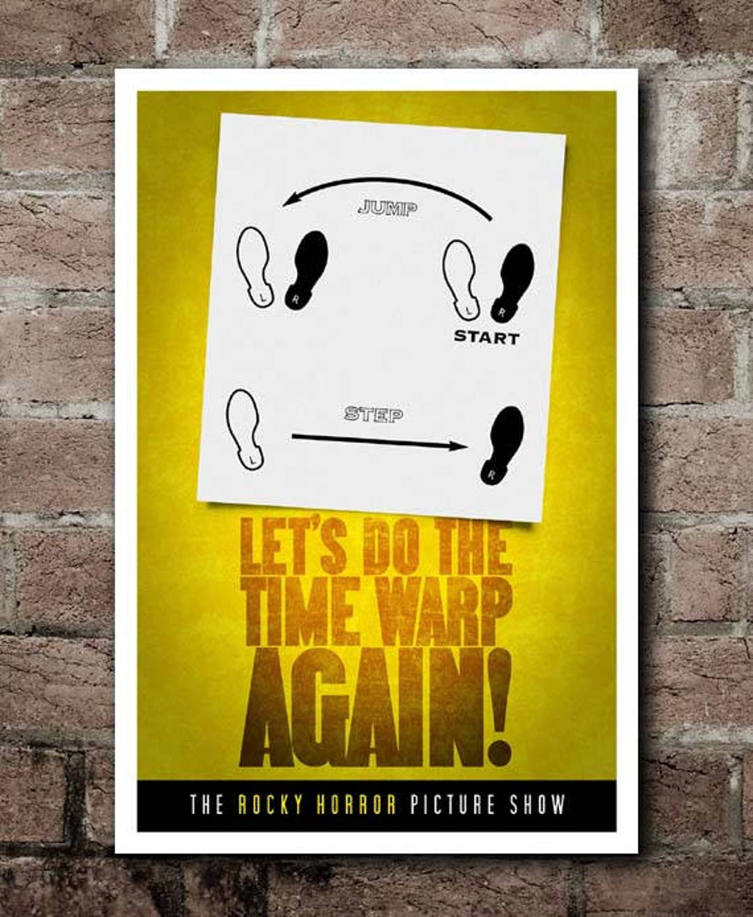 Rocky Horror Picture Show time Warp Quote Poster - Etsy UK