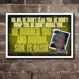 Days of Thunder "rubbin" Quote Poster (18"x12") - Etsy