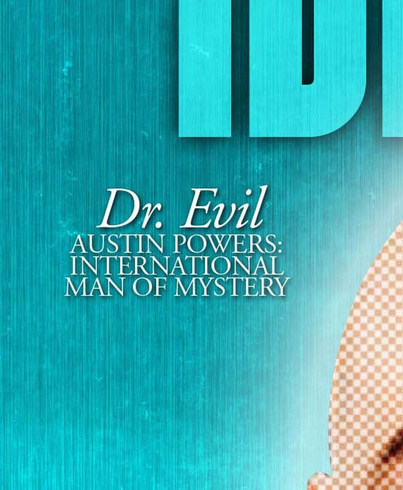 Austin Powers - DR. EVIL "frickin' Idiots" Quote Poster (12"x18") - Etsy