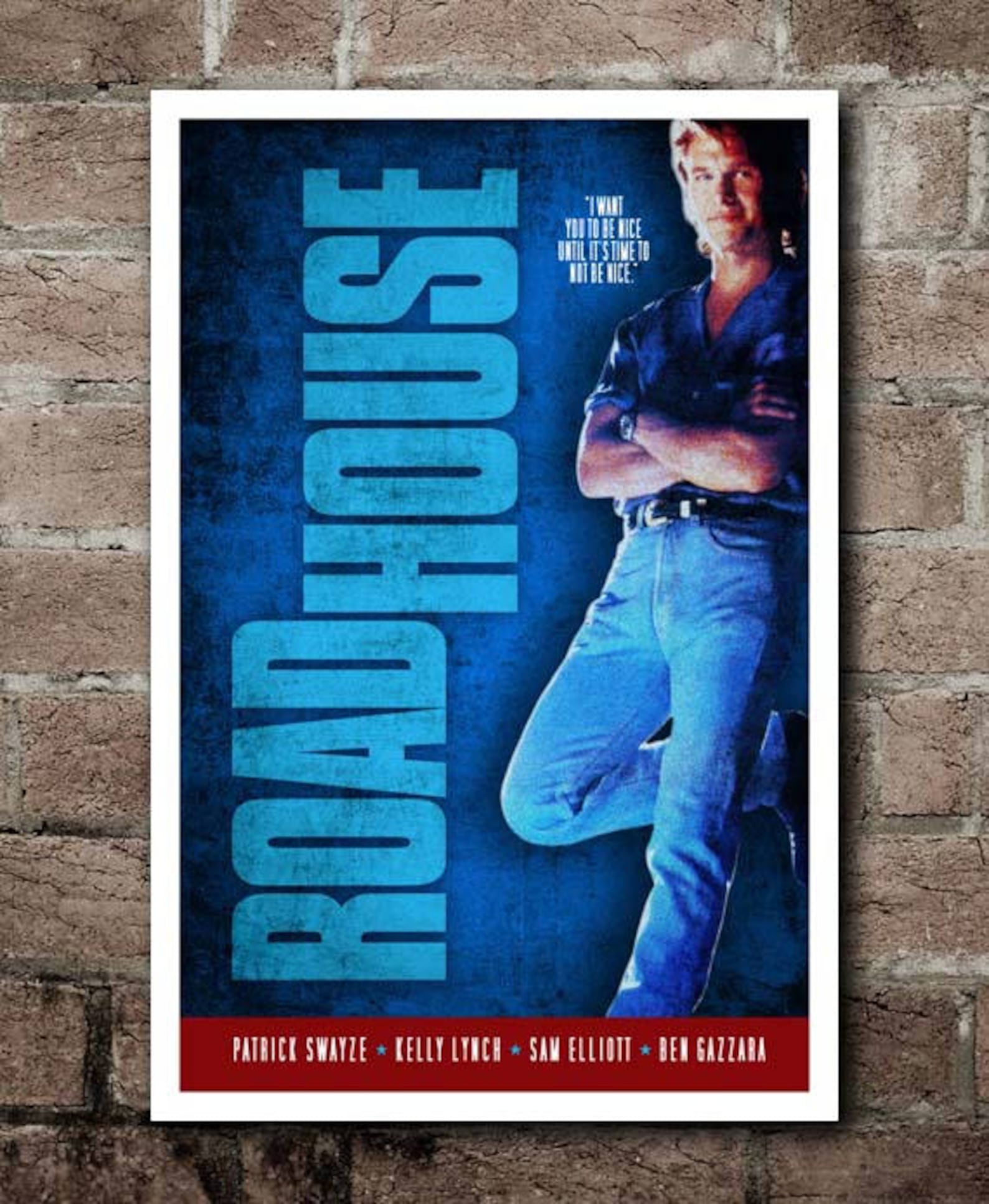ROAD HOUSE Movie Quote Poster COMBO Pack: Reduced Shipping - Etsy