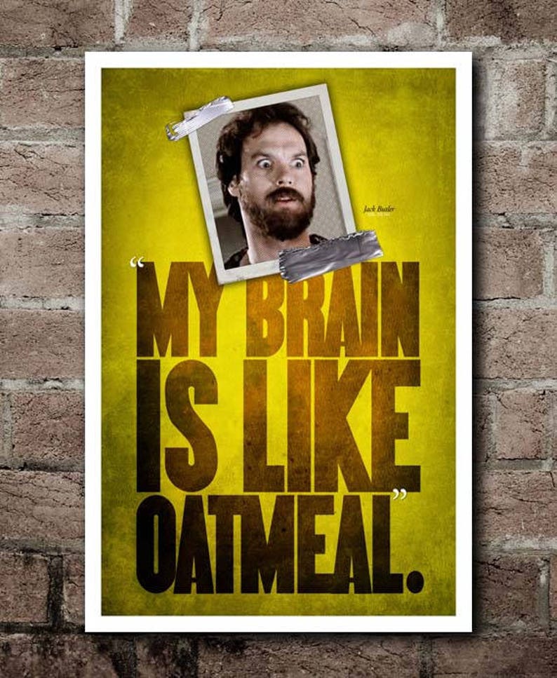 MR. MOM my Brain is Like Oatmeal Quote Poster - Etsy