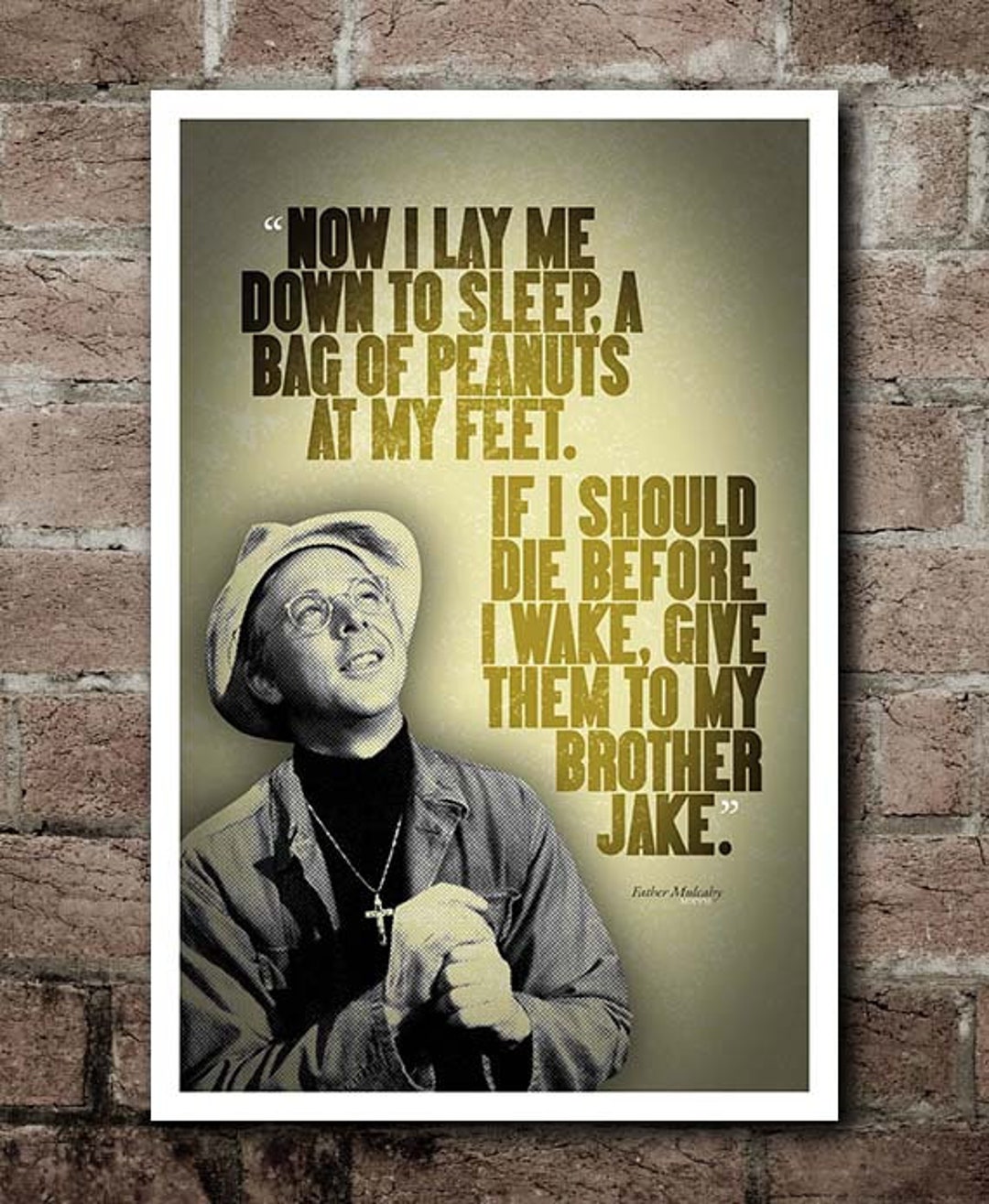 M*A*S*H Father Mulcahy "prayer" Quote Poster (12"x18") - Etsy