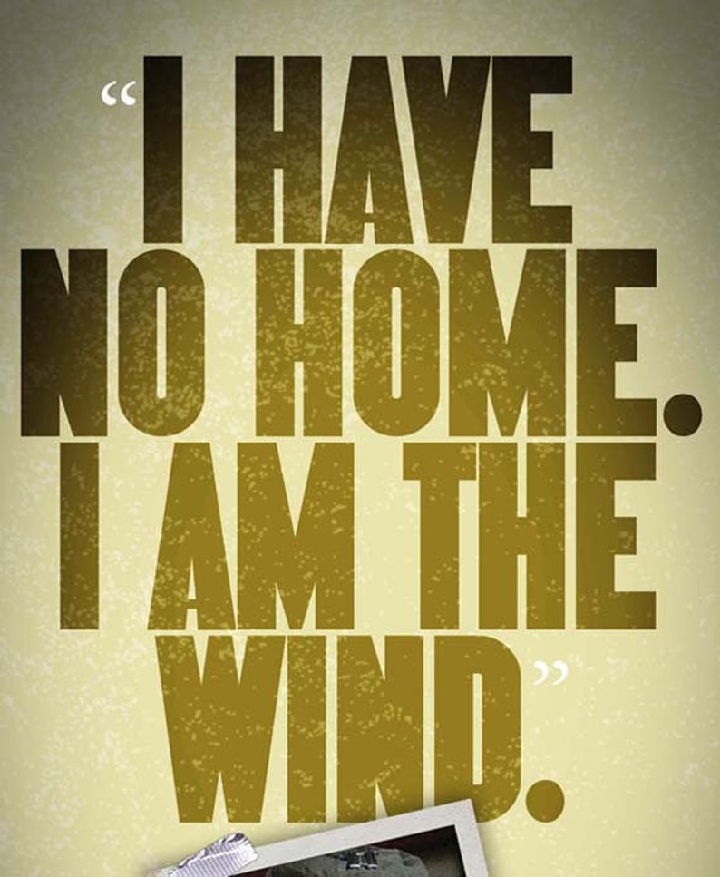 M*A*S*H "i Am the Wind" Col. Flagg Quote Poster (12"x18") - Etsy