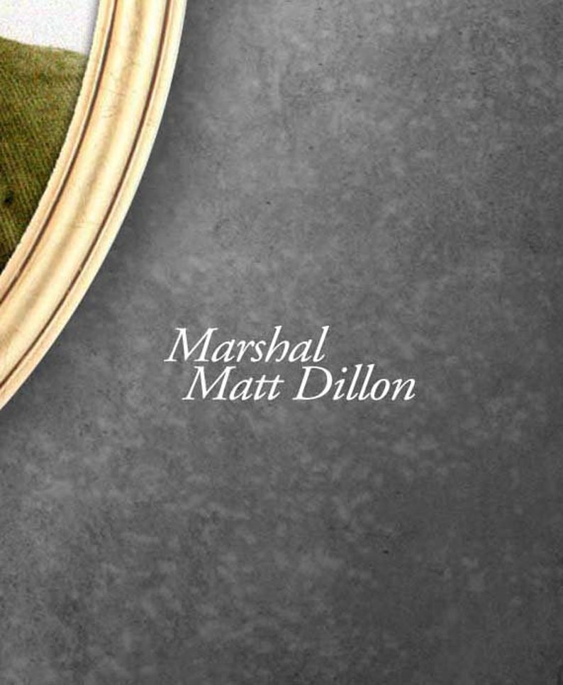 GUNSMOKE Matt Dillon hell Outta Dodge Quote - Etsy