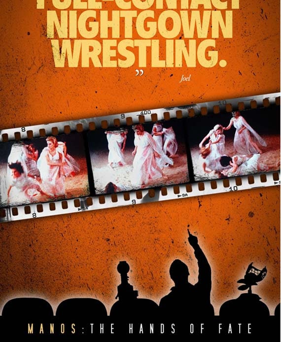 MST3K Manos: The Hands Of Fate "NIGHTGOWN WRESTLING" Quote Poster (12 ...