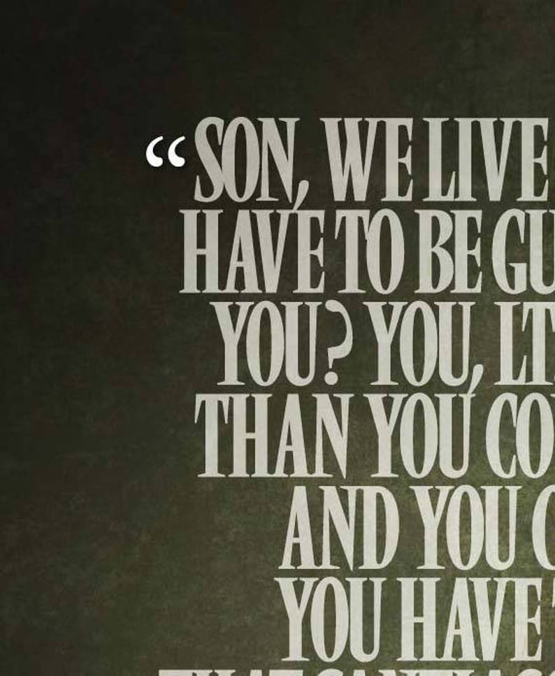 A FEW GOOD MEN Col. Jessup Speech Quote Poster - Etsy