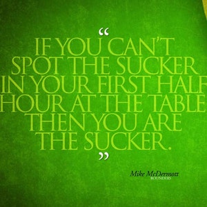 Rounders "sucker" Quote Poster (18"x12") - Etsy