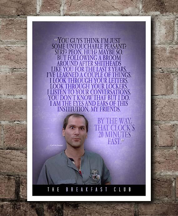 Breakfast Club Poster Quote