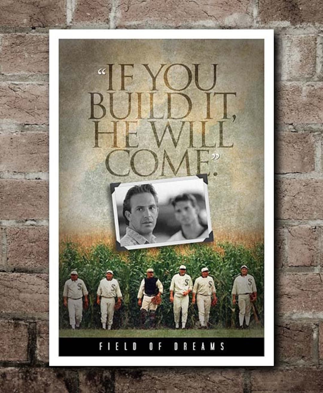 Field of Dreams "build It" Quote Poster (12"x18") - Etsy