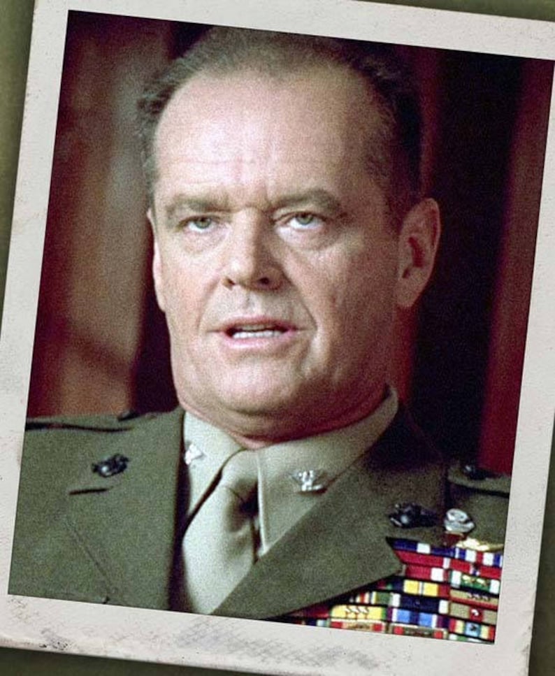 A FEW GOOD MEN Col. Jessup Speech Quote Poster - Etsy