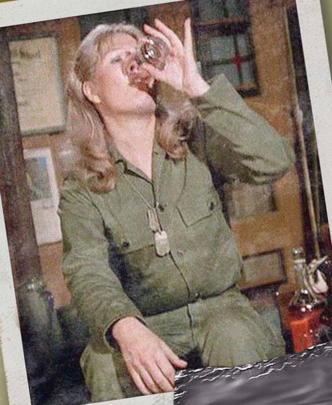 M*A*S*H "drunk" Hot Lips Quote Poster (12"x18") - Etsy