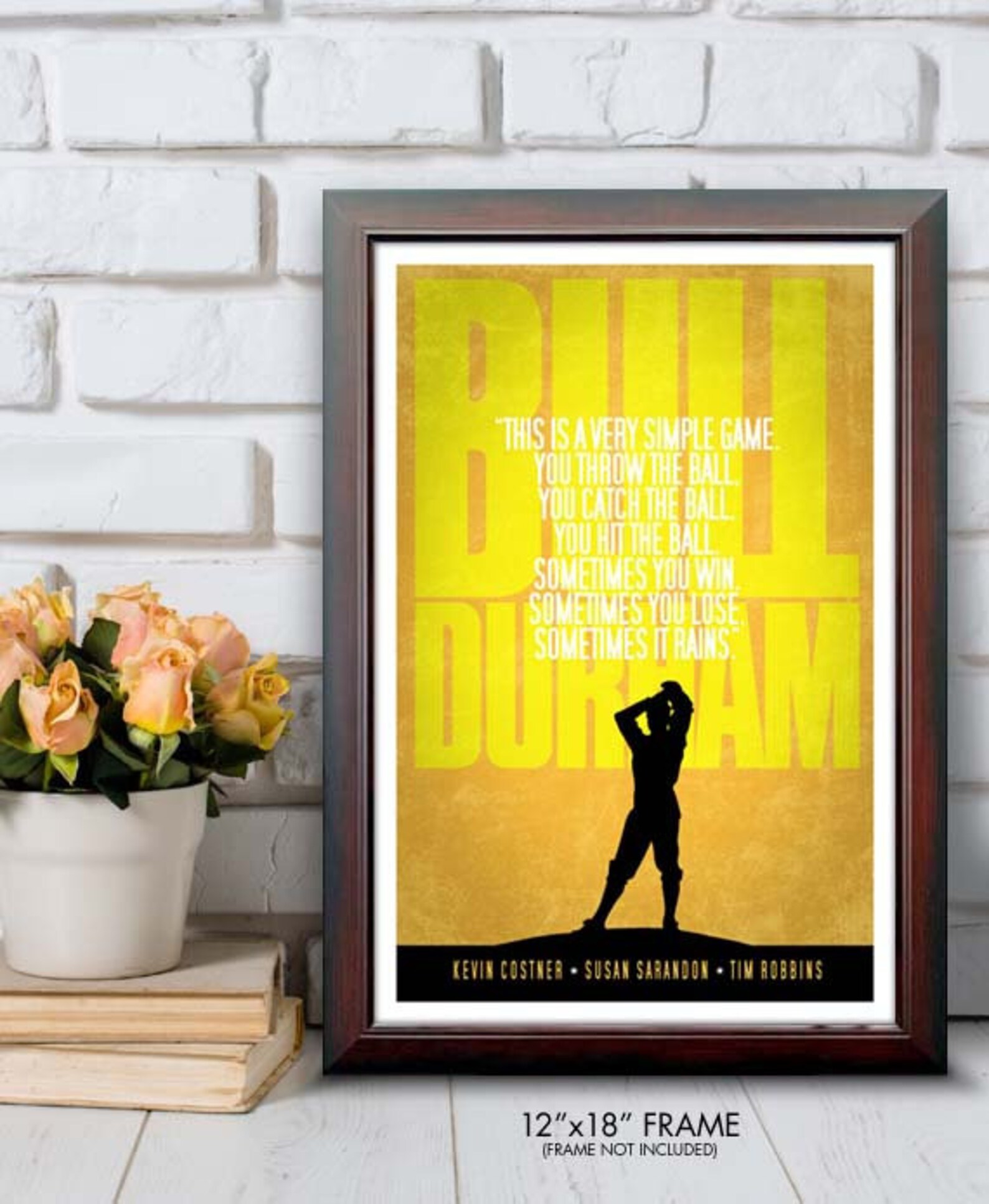BULL DURHAM Movie Quote Poster COMBO Pack Reuced Shipping - Etsy