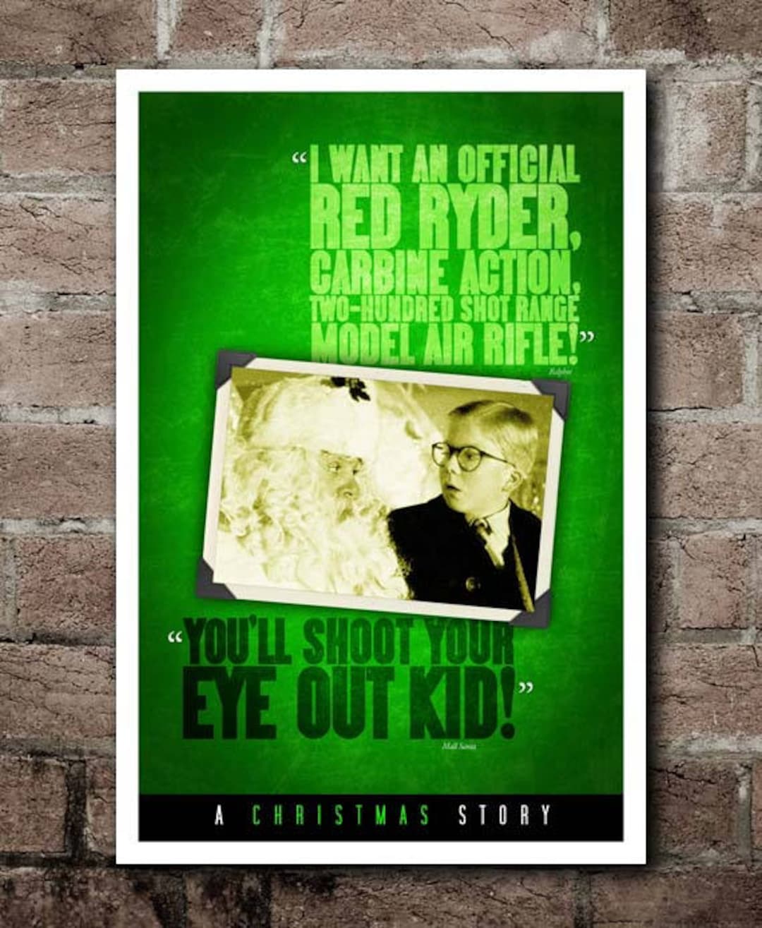 A Christmas Story "red Ryder" / "you'll Shoot Your Eye Out" Quotes ...