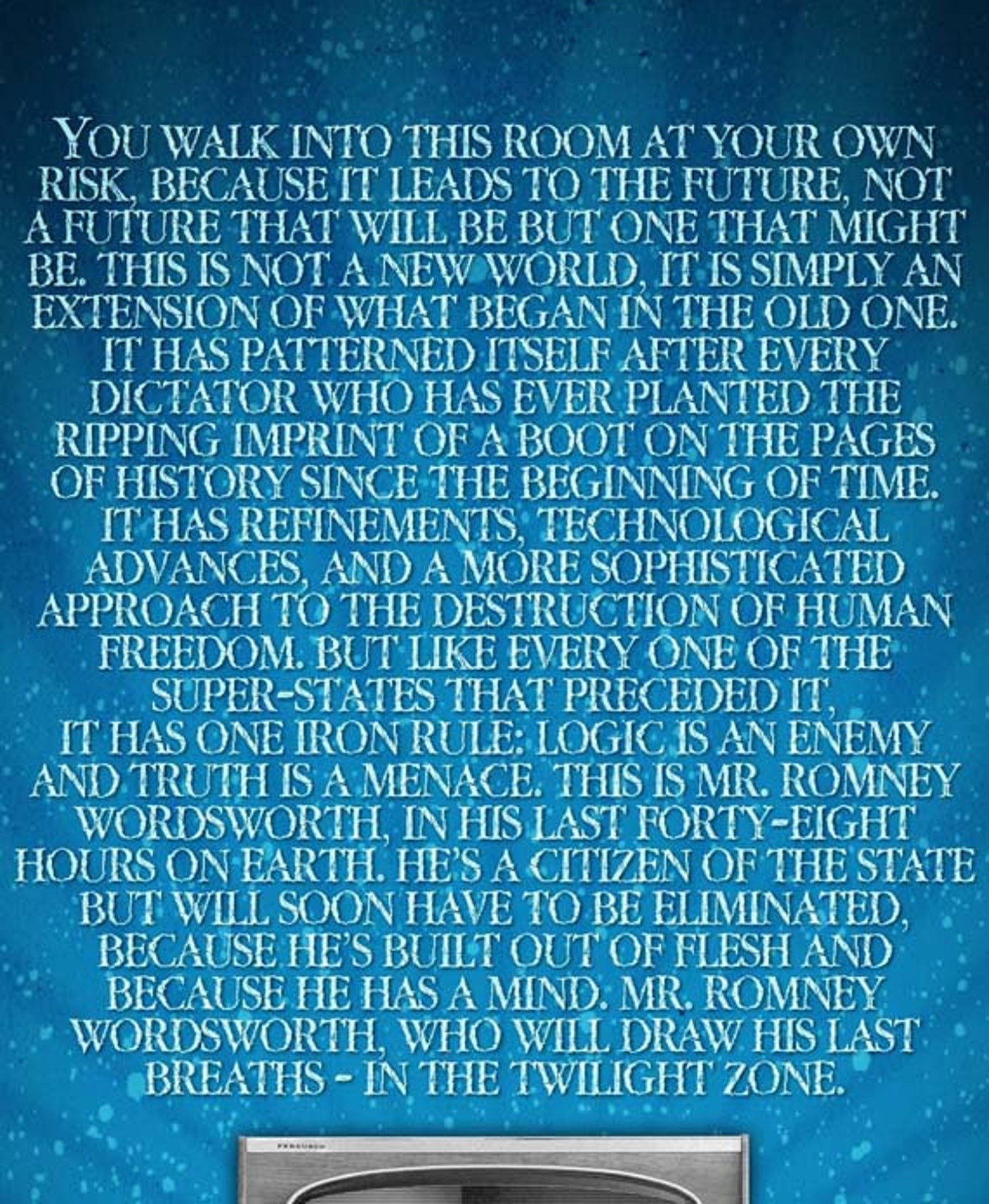 The Twilight Zone the OBSOLETE Man Quote Poster | Etsy