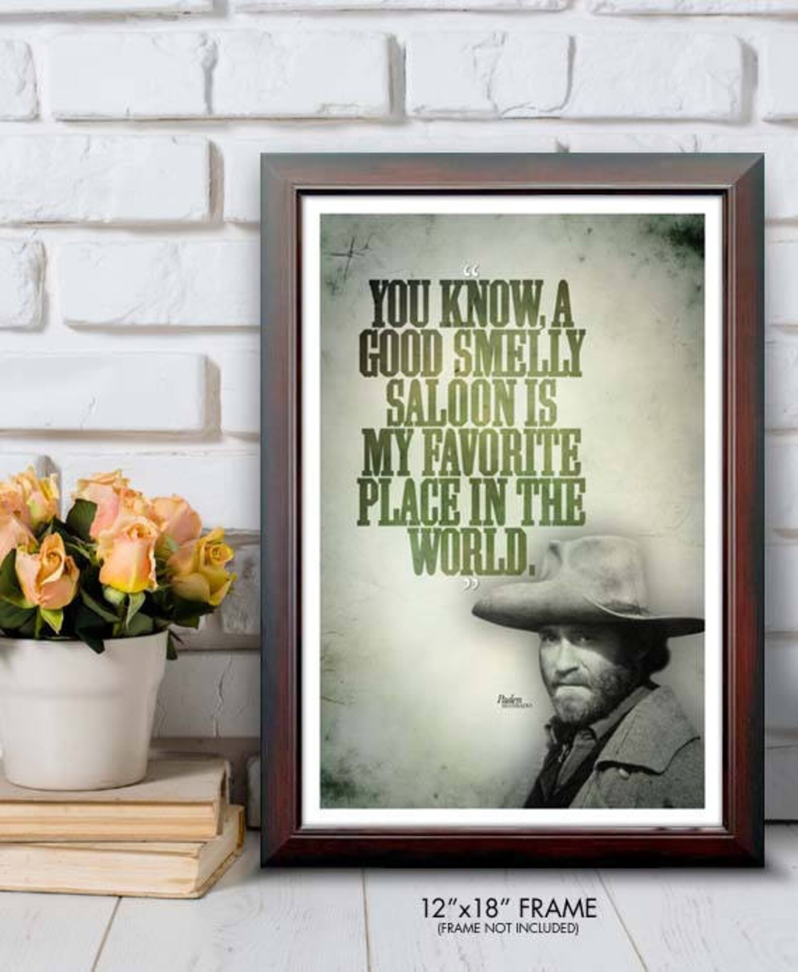 SILVERADO "good Smelly Saloon" Quote Poster - Etsy