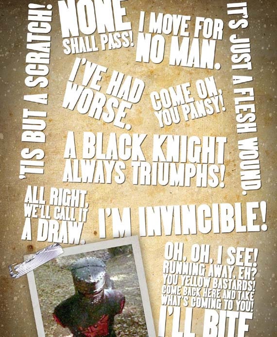 Black Knight Monty Python Quotes