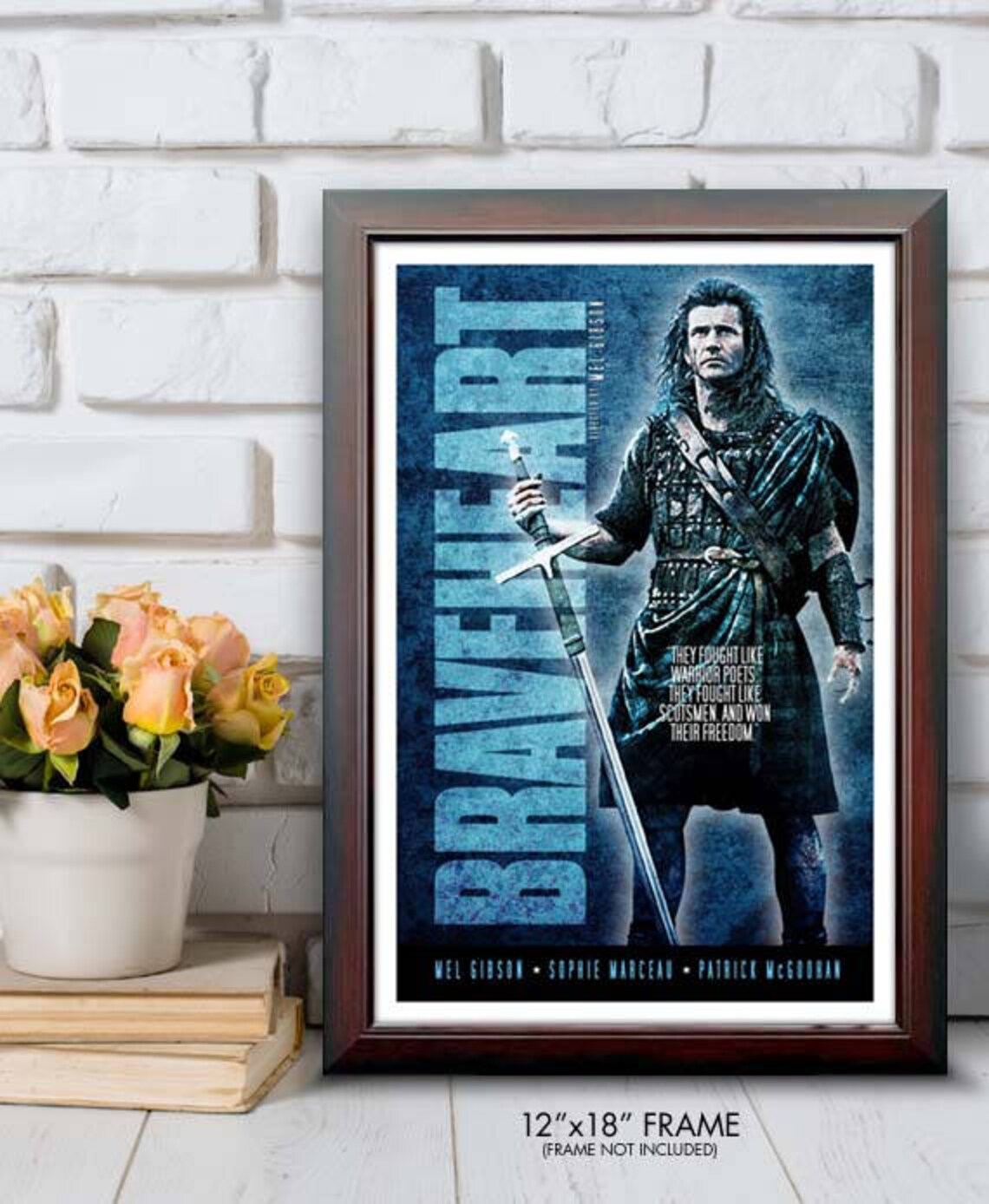 BRAVEHEART Movie Quote Poster 12x18 - Etsy
