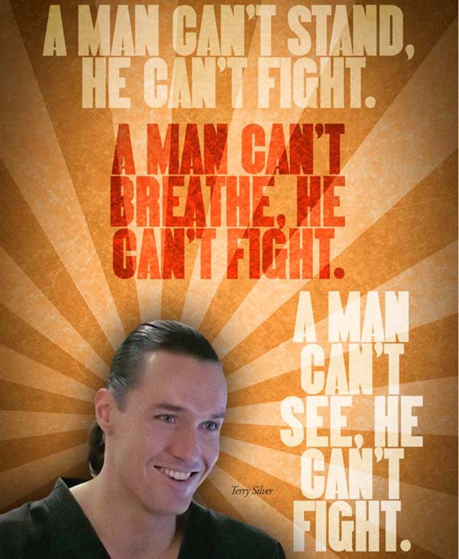 The Karate Kid Lll "he CAN'T Fight" Quote Poster (12"x18") - Etsy