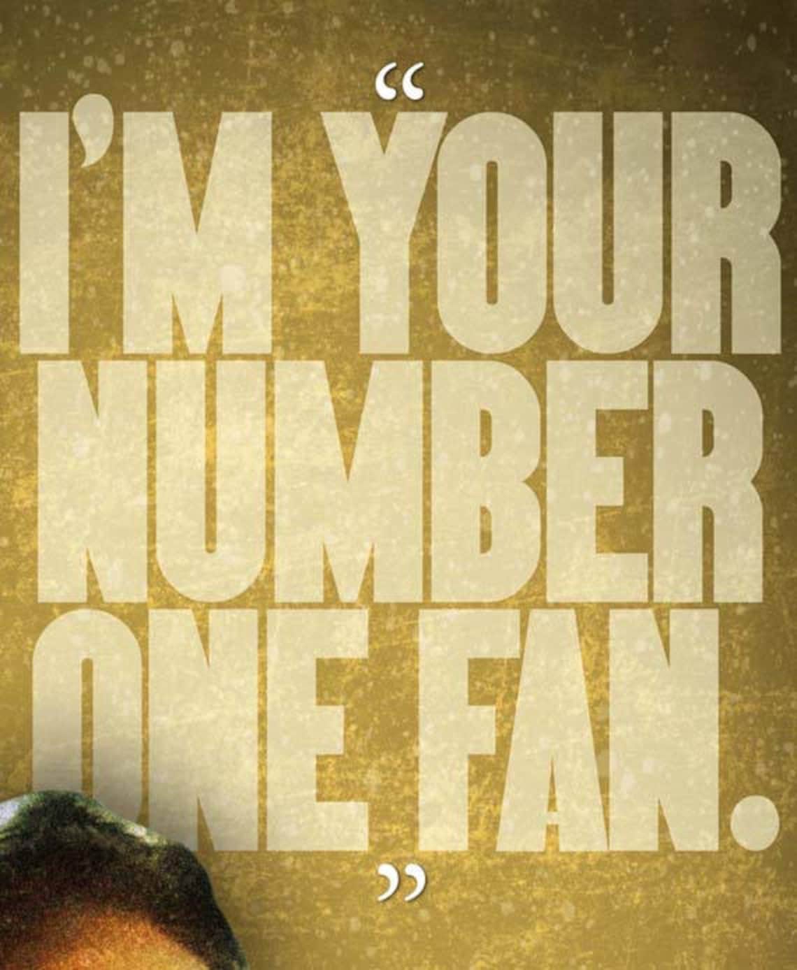 MISERY i Am Your Number One Fan Quote Poster | Etsy