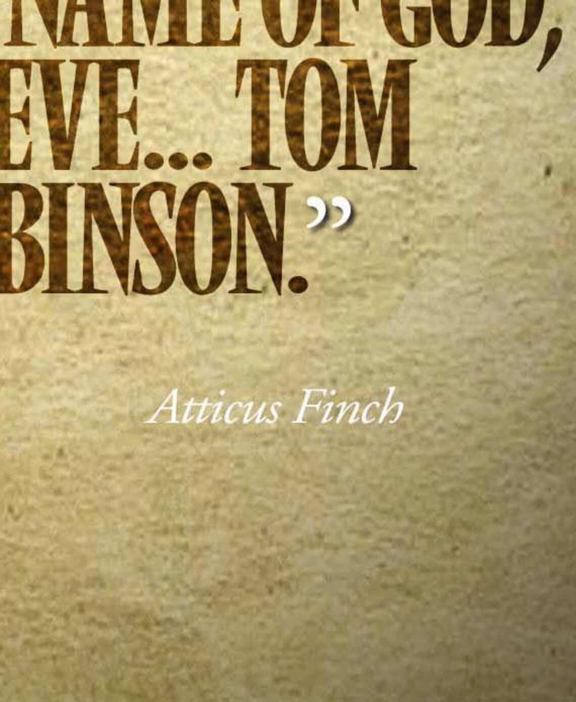 To Kill A Mockingbird Atticus Closing Argument Speech - Etsy