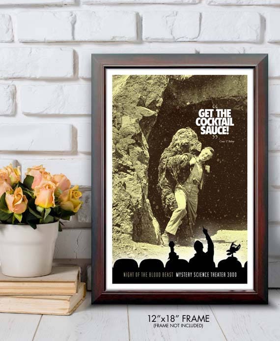 MST3K Blood Beast coctail Sauce Crow T. Robot | Etsy