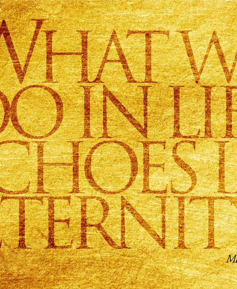 GLADIATOR MAXIMUS echoes in Eternity Quote - Etsy