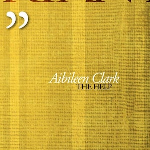 The Help "you is Kind. You is Smart. You is Important" Quote Poster (12 ...