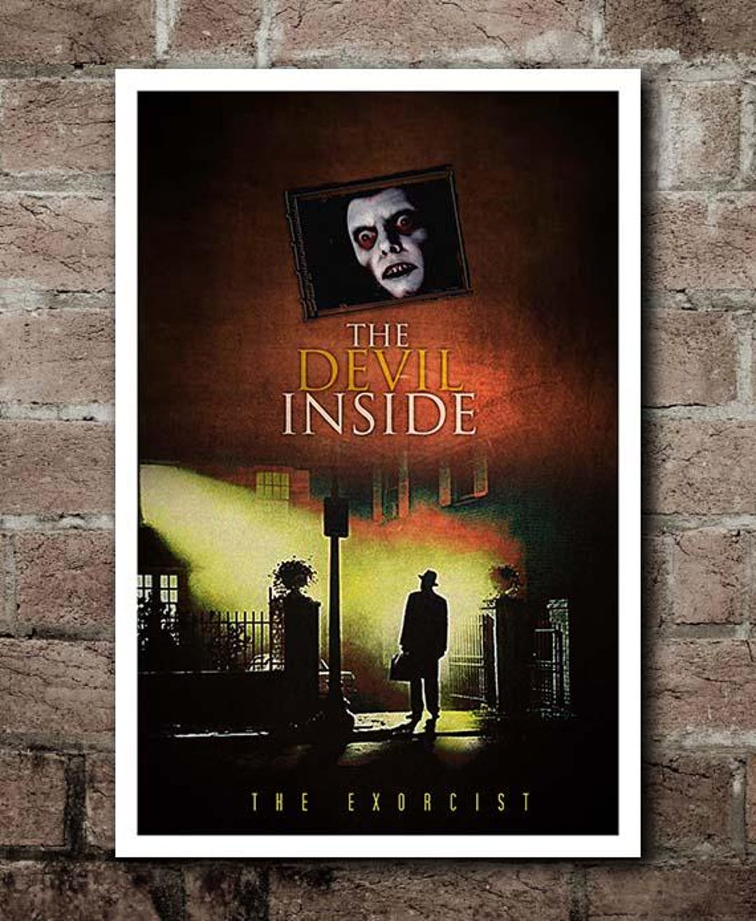 The Exorcist "the DEVIL Inside" Quote Poster (12"x18") - Etsy