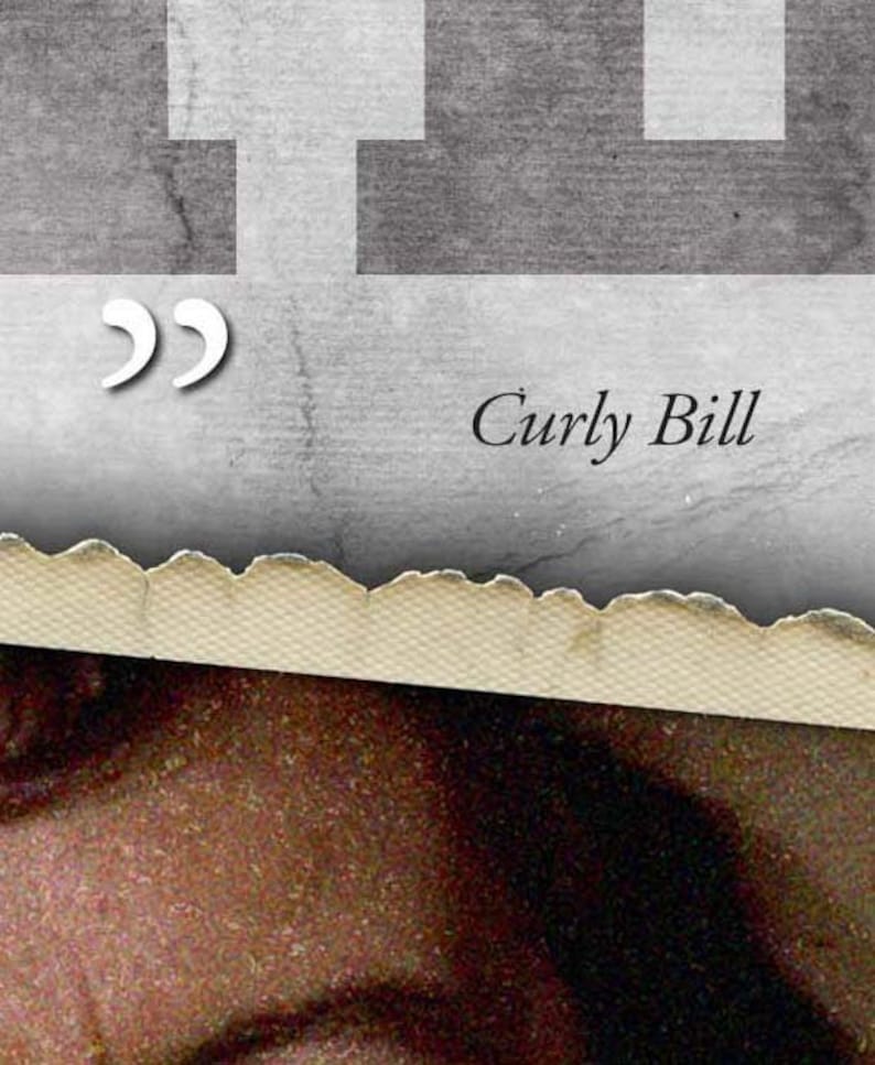 Tombstone well... Bye Curly Bill Quote Poster | Etsy