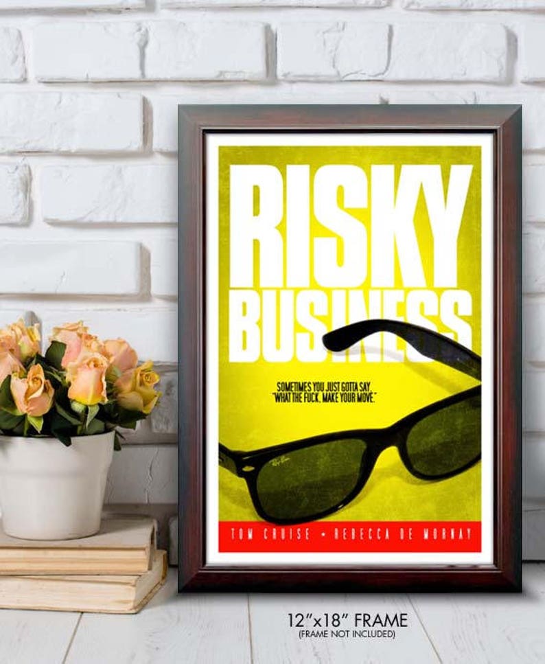 RISKY BUSINESS Make Your Move Movie Quote Poster | Etsy