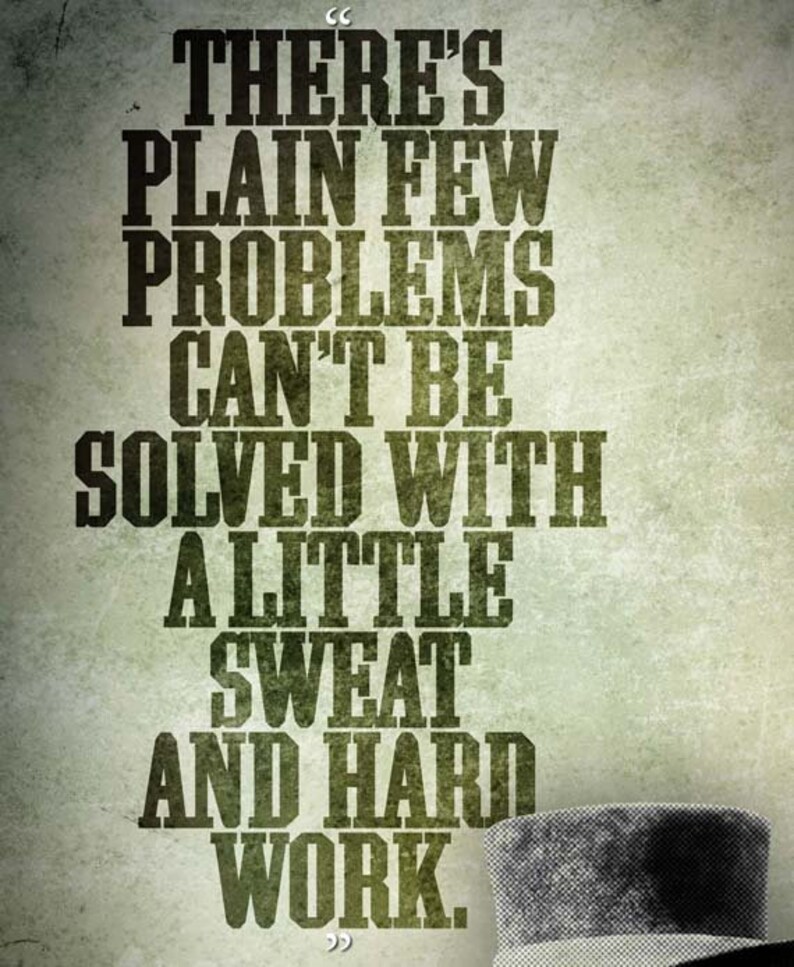 PALE RIDER a Little Sweat and Hard Work Quote - Etsy