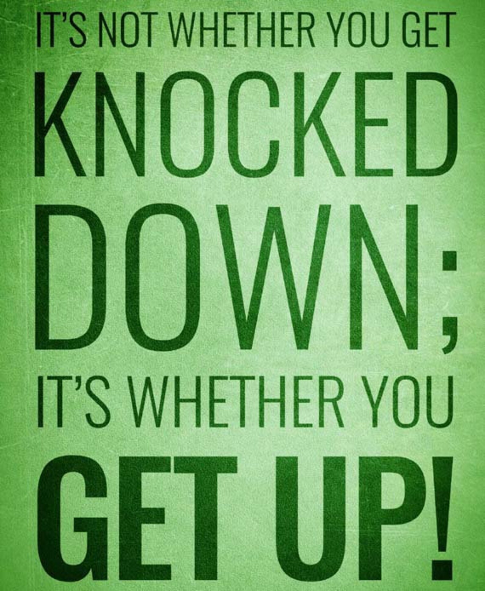Vince Lombardi "knocked Down" Quote Poster (12"x18") - Etsy