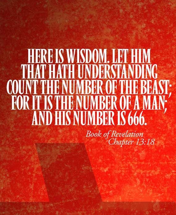 THE OMEN Revelation Chapter 13:18 Quote Poster | Etsy